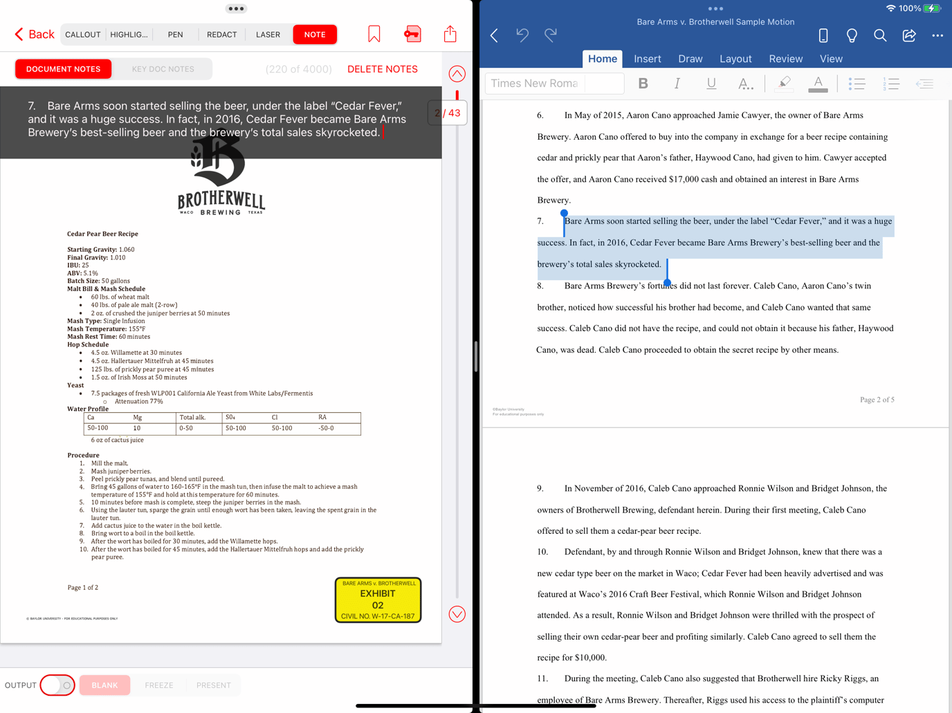 How do I use Multitasking and Split View with the LIT SUITE apps?
