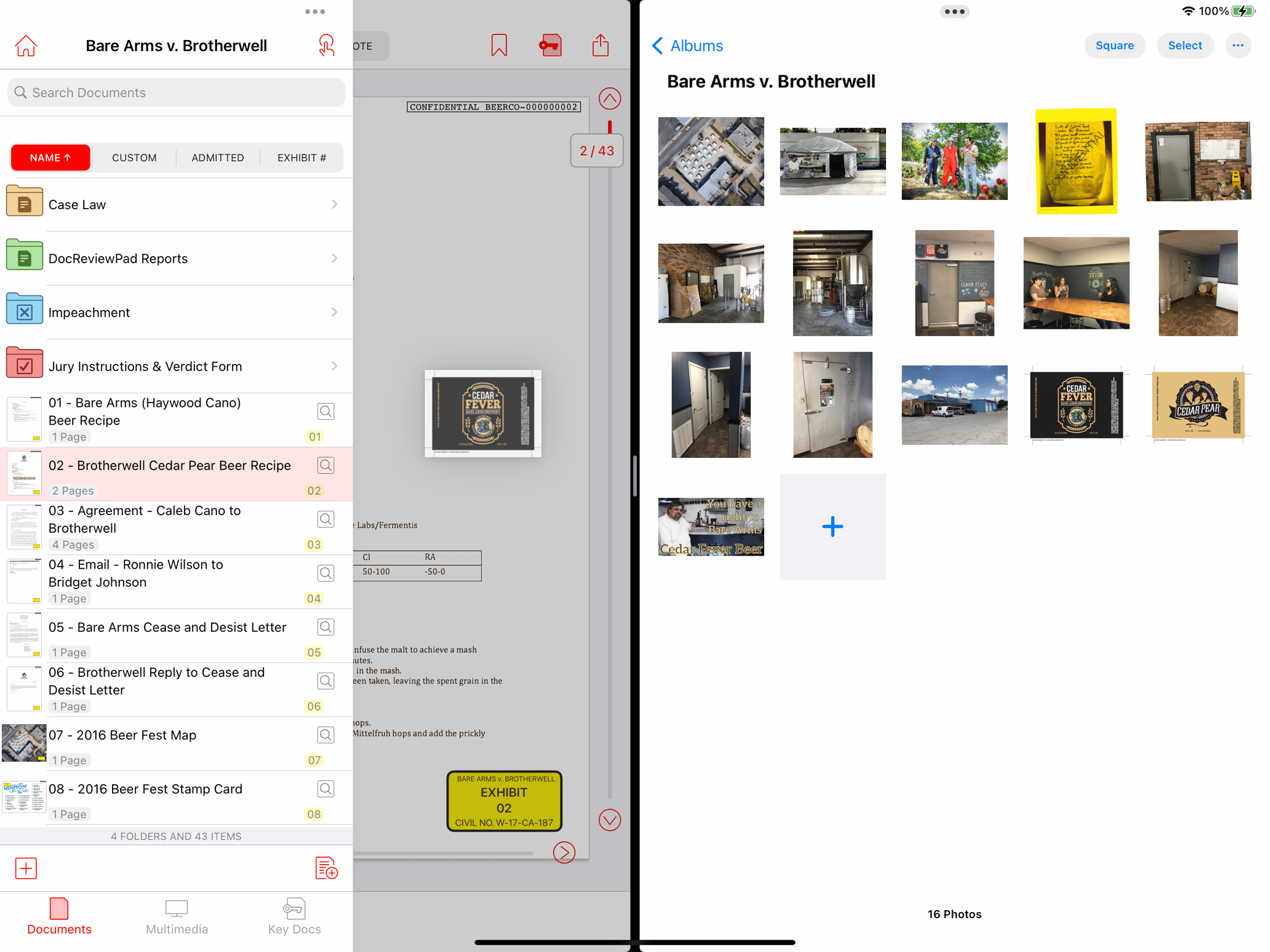 How do I use Multitasking and Split View with the LIT SUITE apps?